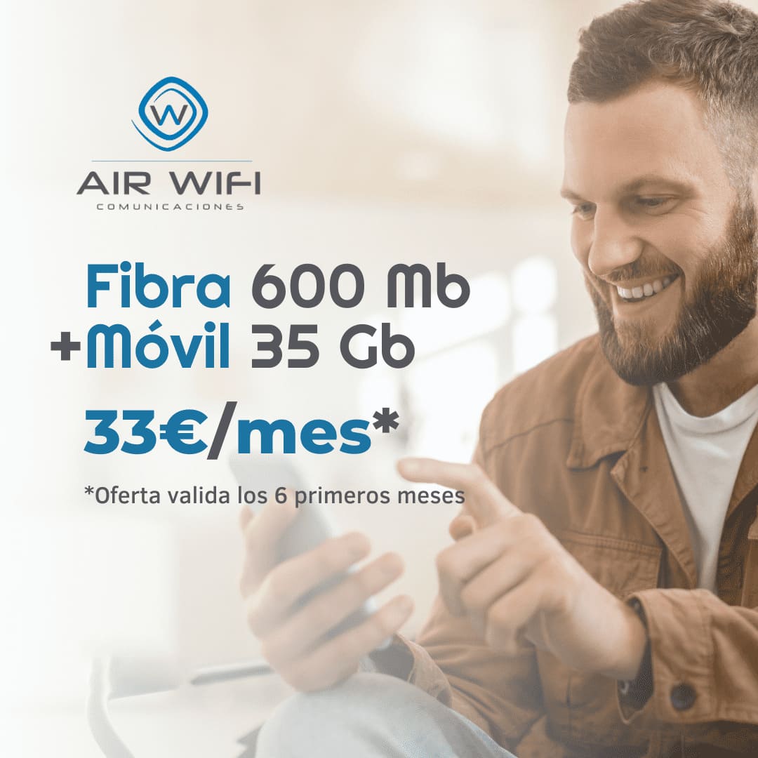Air Wifi | Fibra Óptica | Telefonía Móvil | Televisión